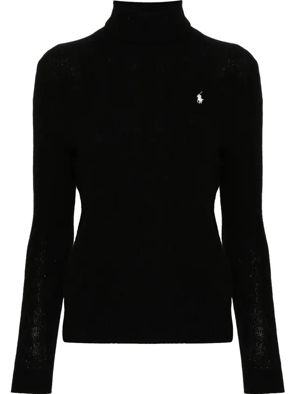 Polo Ralph Lauren Polo Pony-embroidered Jumper - Black