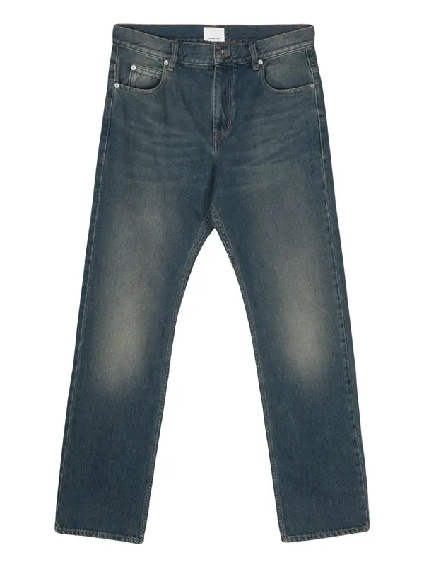 MARANT Joakim Mid-rise Straight-leg Jeans - Blue
