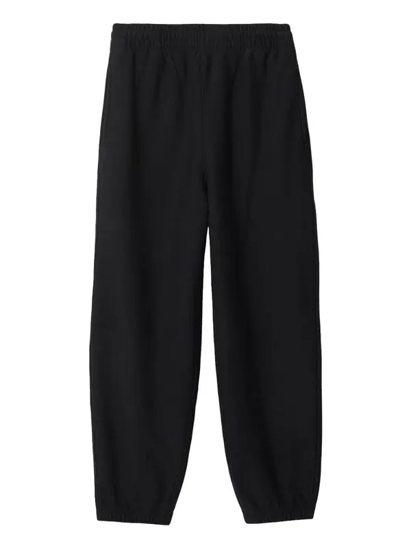 Burberry Equestrian Knight Elasticated-waist Track Pants - Black