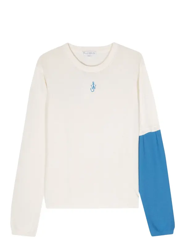 JW Anderson Embroidered Jumper - White