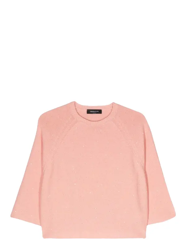 Fabiana Filippi Sequin-embellished Knitted Jumper - Pink