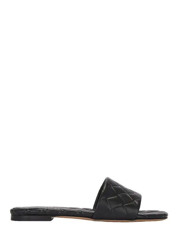 Bottega Veneta Flat Sandal - Black