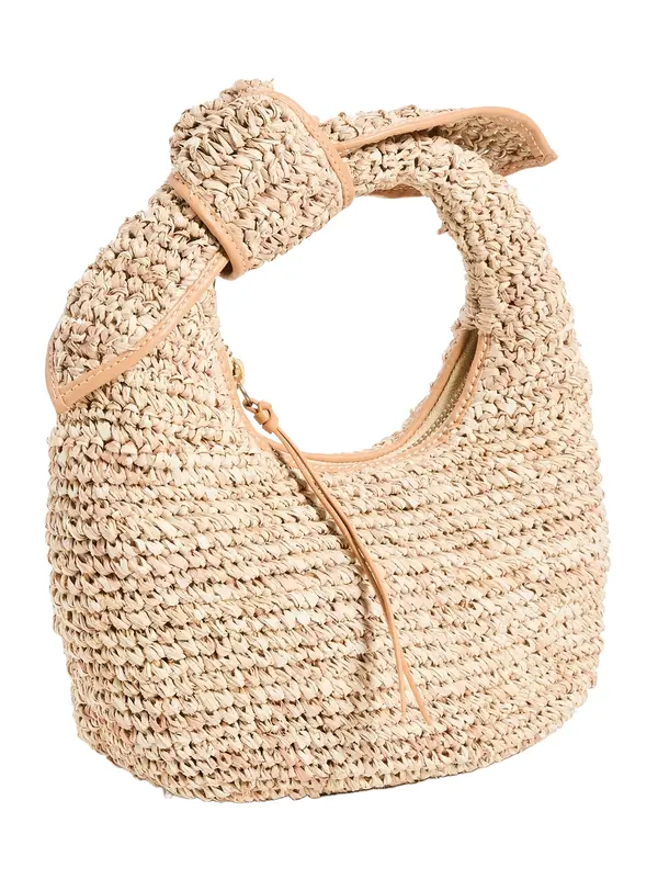Poolside The Josie Knot Bag - Mixed Natural
