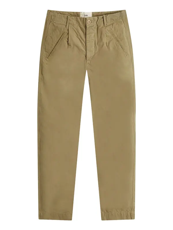 Folk Assembly Trousers - Olive