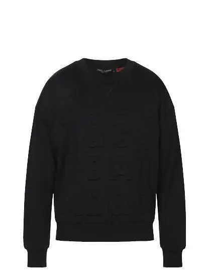Dolce & Gabbana Sweatshirt In Cotton And Elastane - Black