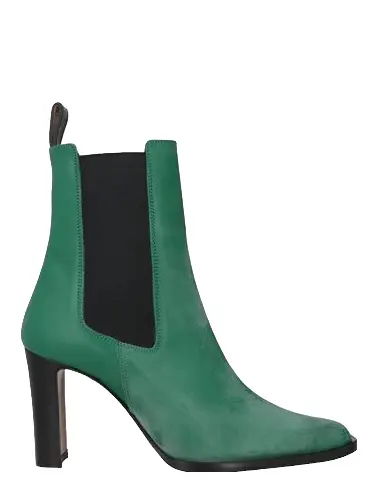 MAISON KITSUNÉ X ATP ATELIER Emerald Cowhide Ankle Boots - Green