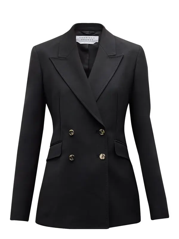 Gabriela Hearst Angela Wool Blazer - Black