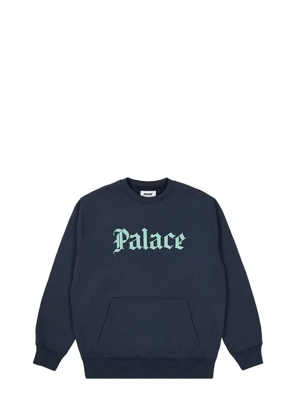 PALACE Ye Olde Crewneck Sweatshirt - Blue