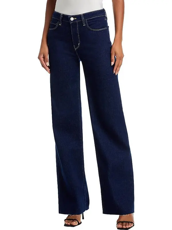 L'Agence Scottie High-rise Wide-leg Jeans - Koval