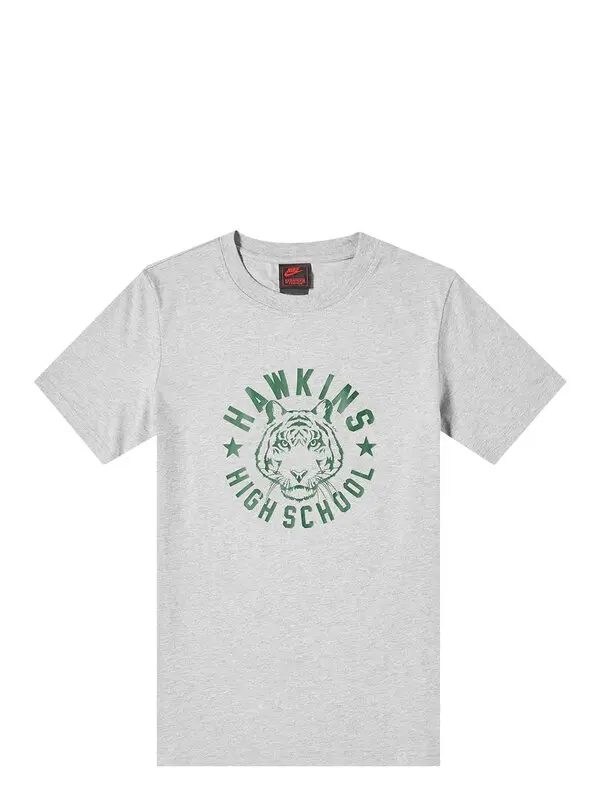 Nike X Stranger Things Hawkins High Tee - Grey