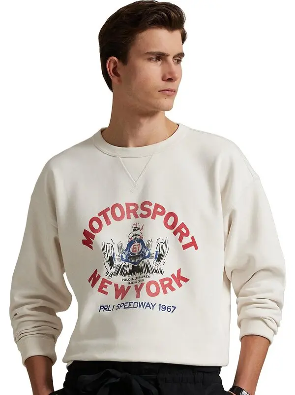 Ralph Lauren Vintage Fit Fleece Graphic Sweatshirt - Nevis