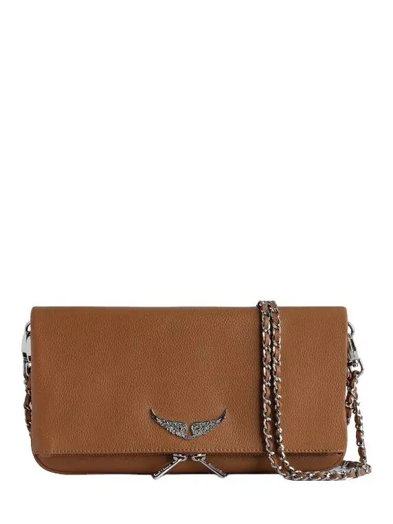 Zadig&Voltaire Rock Clutch - Brown