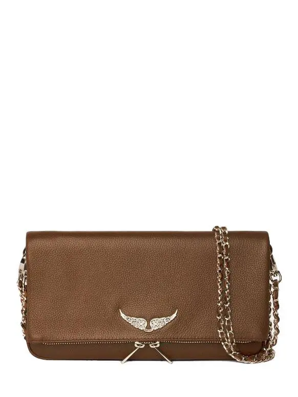 Zadig&Voltaire Rock Clutch - Brown
