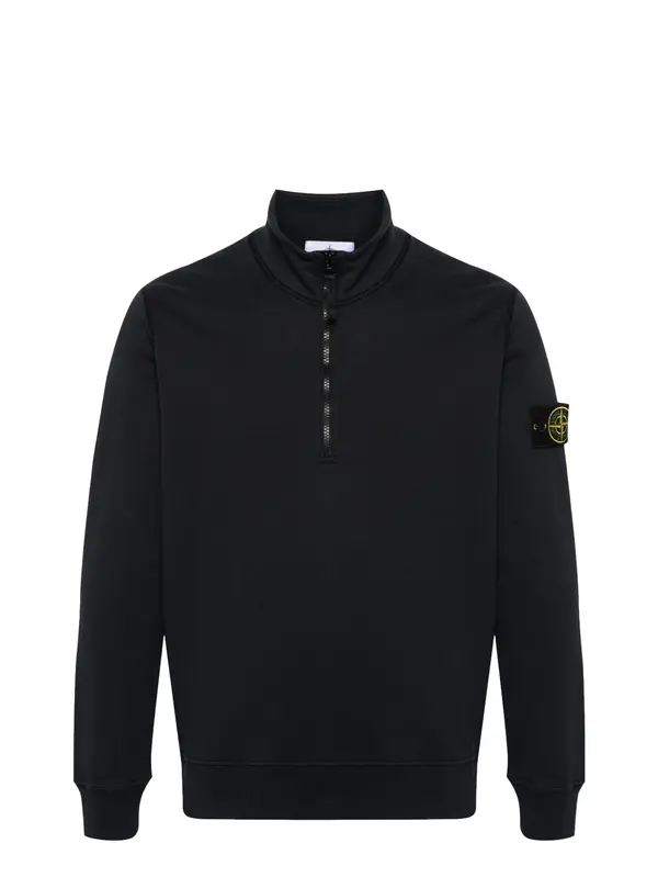 Stone Island Compass Cotton Sweatshirt - Blue