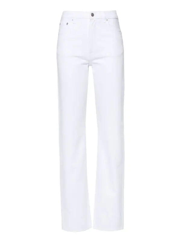 Fabiana Filippi Mid-rise Straight-leg Jeans - White