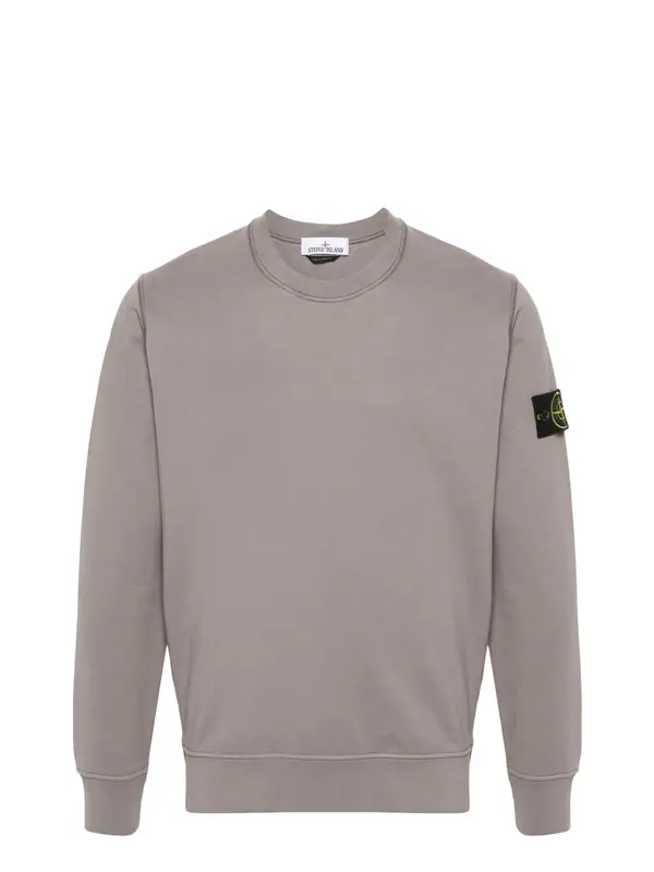 Stone Island Compass Cotton Sweatshirt - Grey