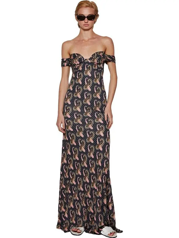 Etro Long Dress - Brown