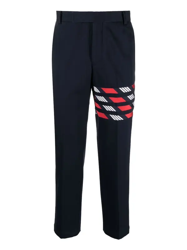 Thom Browne 4-bar Stripe Trousers - Blue