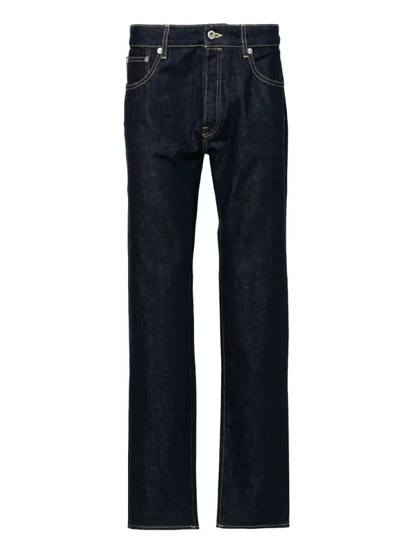 Kenzo Bara Slim-cut Jeans - Blue