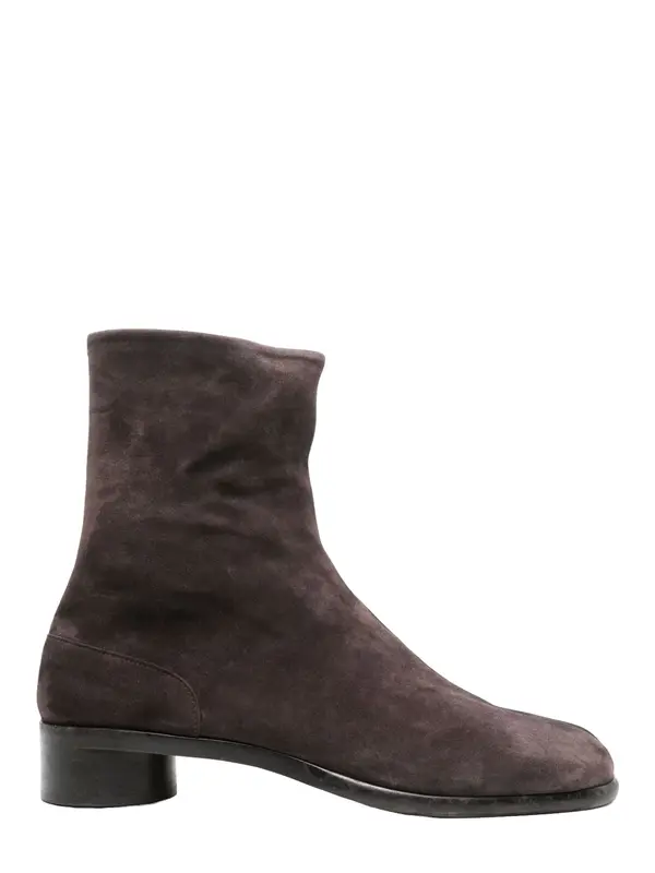 MAISON MARGIELA Tabi Suede Ankle Boots - Brown