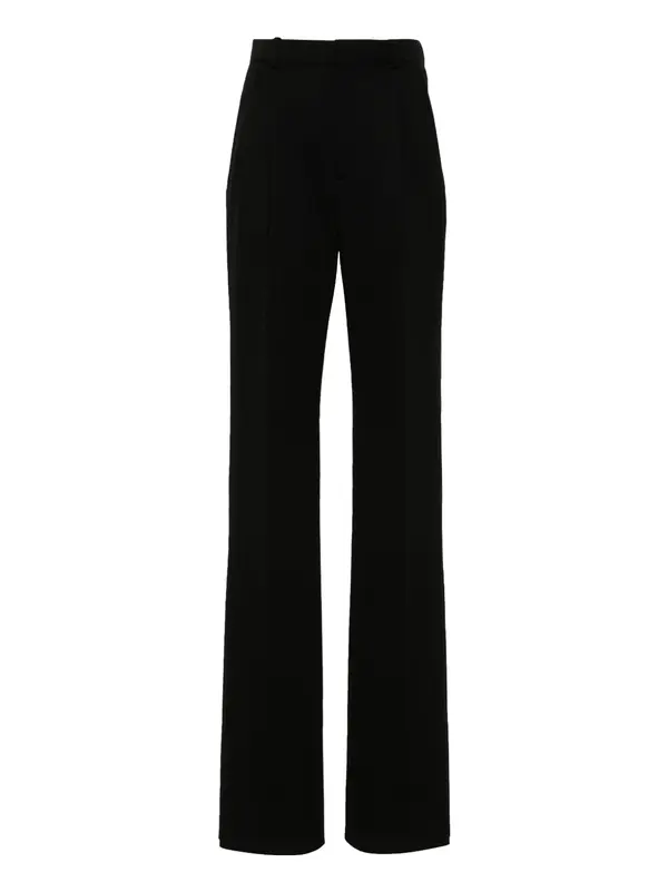Saint Laurent High-waisted Trousers - Black