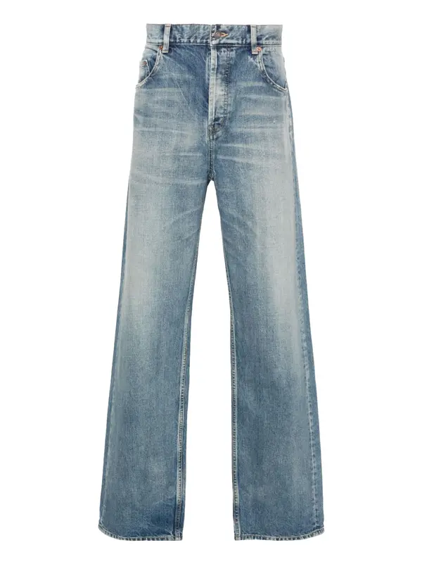 Saint Laurent Wide-leg Jeans - Blue