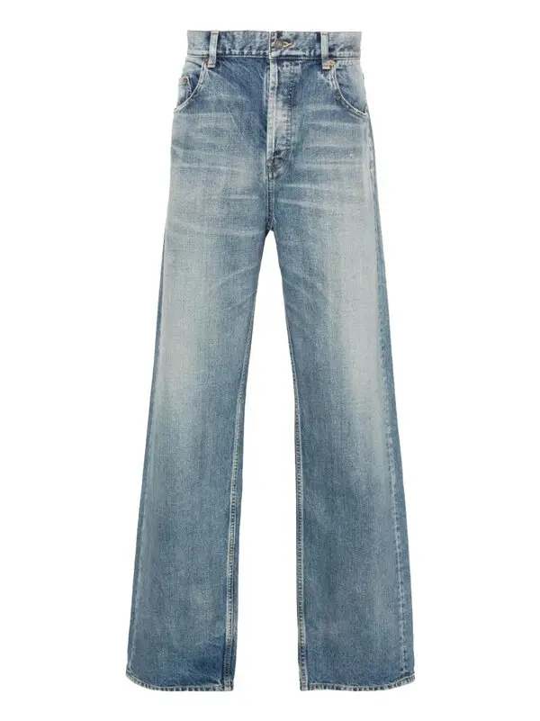 Saint Laurent Wide-leg Jeans - Blue