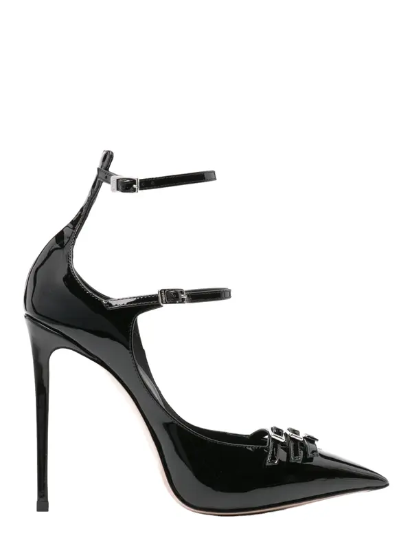 LE SILLA Morgana 120mm Leather Pumps - Black