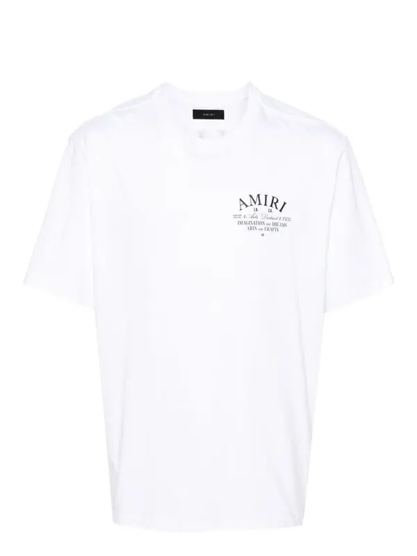Amiri District Cotton T-shirt - White