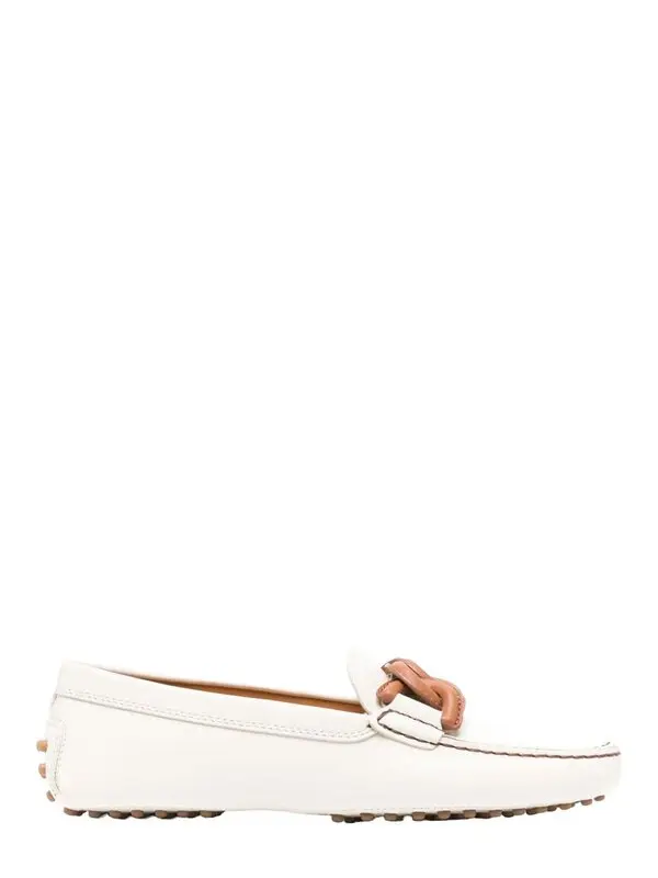 TOD'S Kate Gommino Driving Loafers - Neutrals