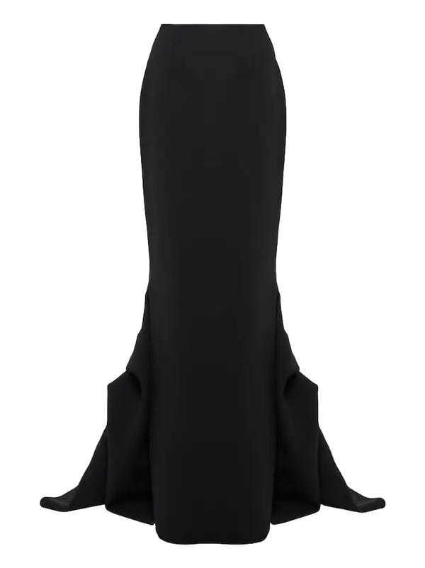 Maticevski Tuberose Maxi Skirt - Black