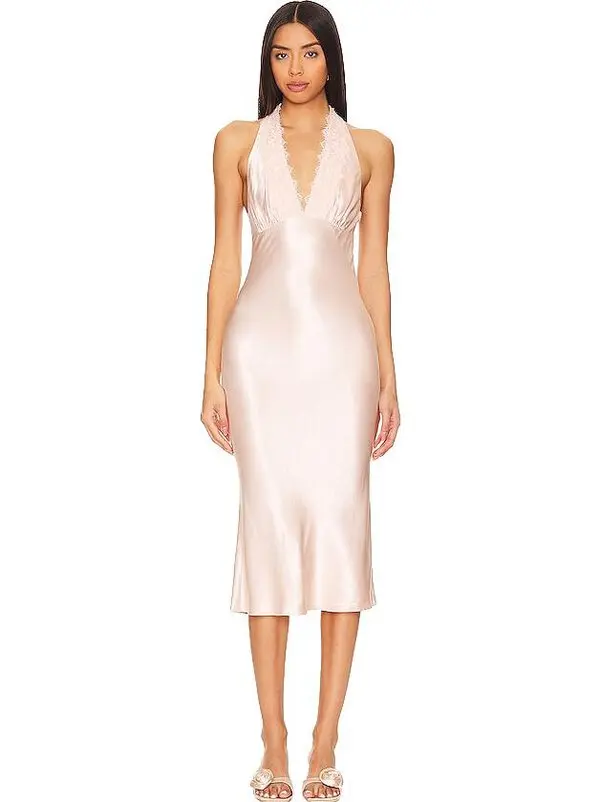 Majorelle Dara Midi Dress - Blush Pink