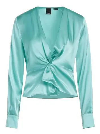 Pinko Satin Top - Turquoise