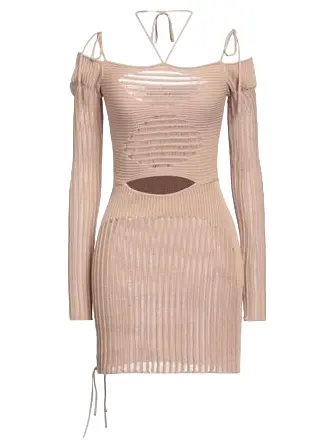 ANDREĀDAMO Mini Dress - Beige