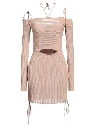 ANDREĀDAMO Mini Dress - Camel
