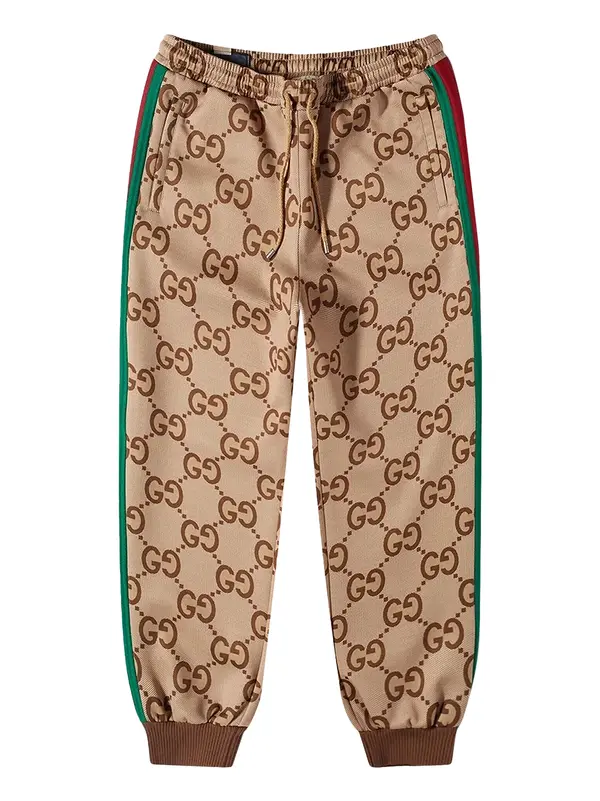 Gucci Light Neoprene Pants 'beige/ebony - Tan