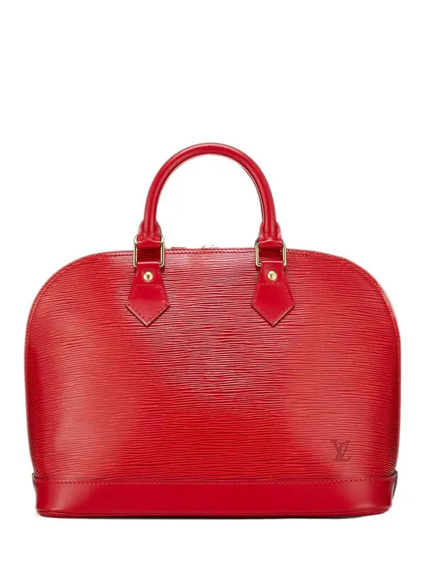 LOUIS VUITTON Epi Alma Top Handle Bag - Red