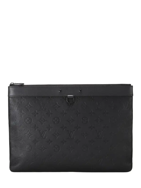 LOUIS VUITTON Monogram Shadow Pochette Discovery - Black