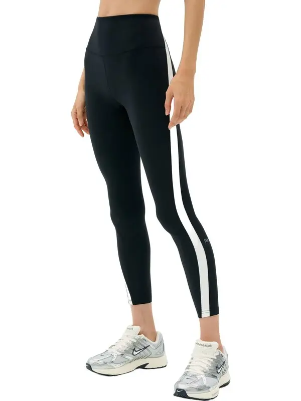 Splits59 Miles High Waist Rigor 7/8 - Black/white