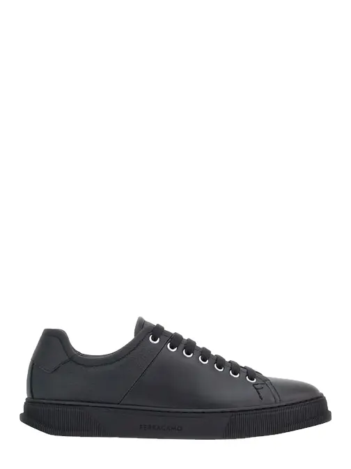 FERRAGAMO Low Top Sneaker - Black