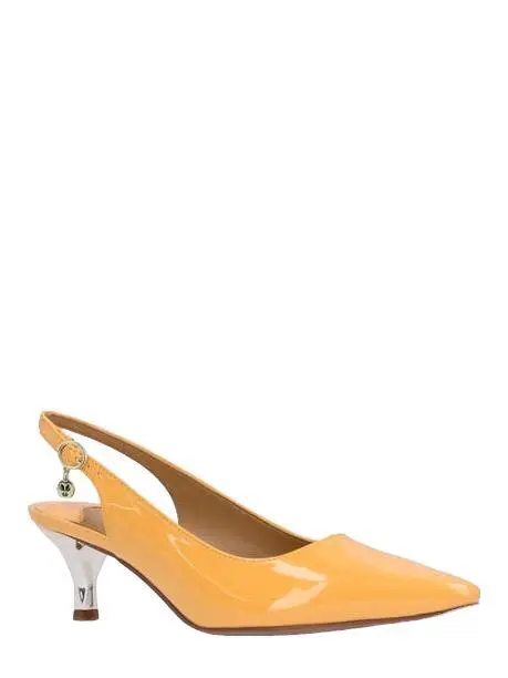 J. Reneé Ferryanne Slingback Pumps - Tangerine