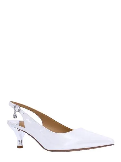J. Reneé Ferryanne Slingback Pumps - White