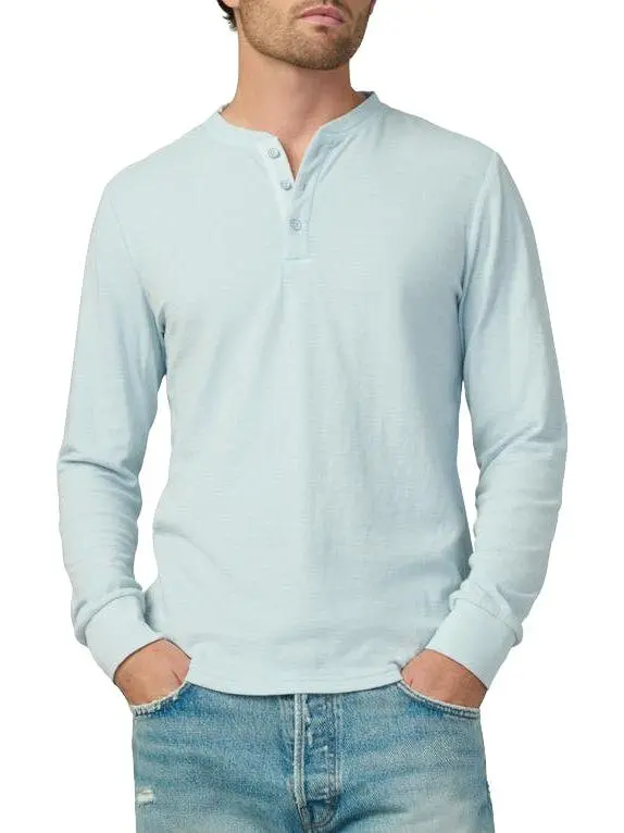 Joe's Jeans Double Face Thermal Henley Shirt - Poolside