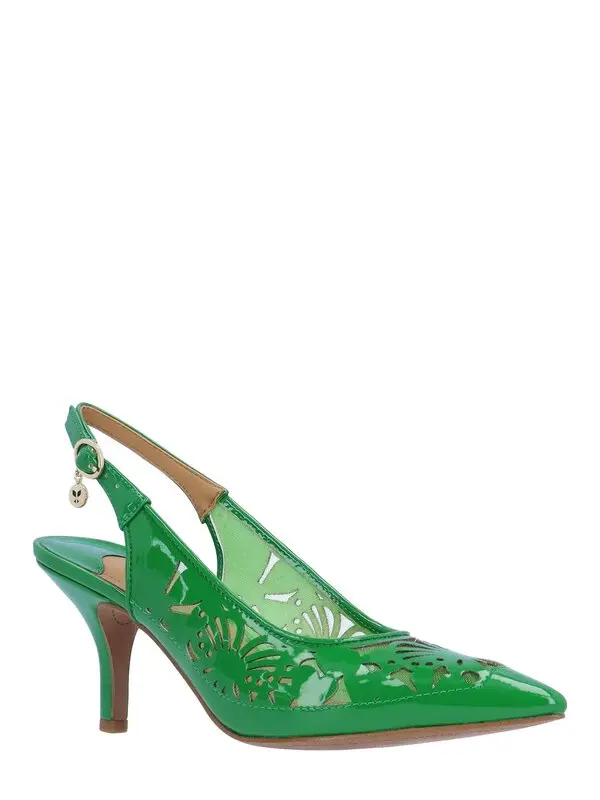 J. Reneé Vanani Slingback Pumps - Green