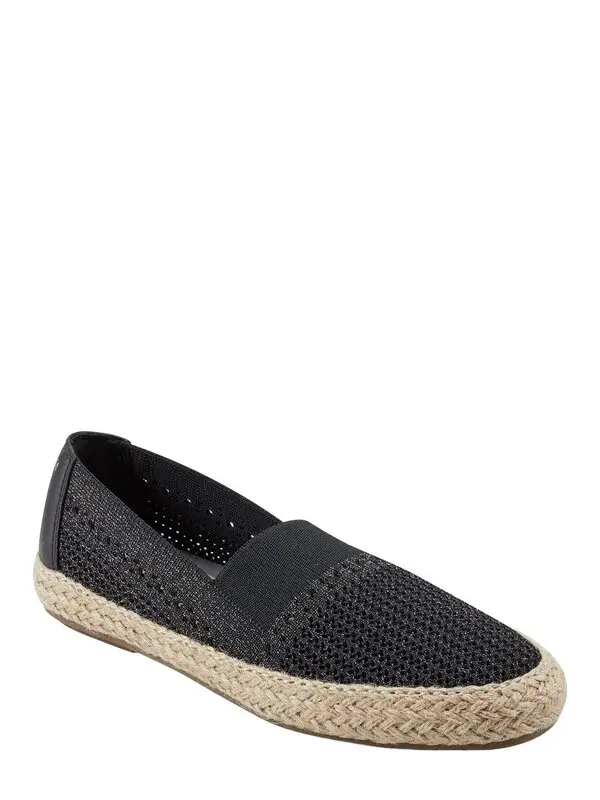 Easy Spirit Hassie Espadrille Flat - Black
