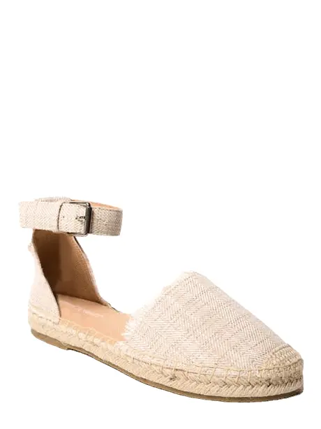 Minnetonka Prima Espadrille Sandals - Tan Herringbone