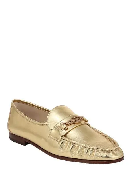 Sam Edelman Lucca Leather Loafer - Amber Gold