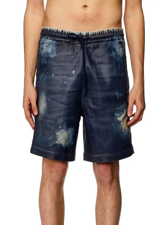 DIESEL® Boxy Track Shorts - Denim