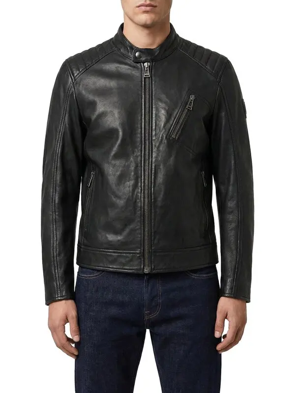 Belstaff Leather Jacket - Black