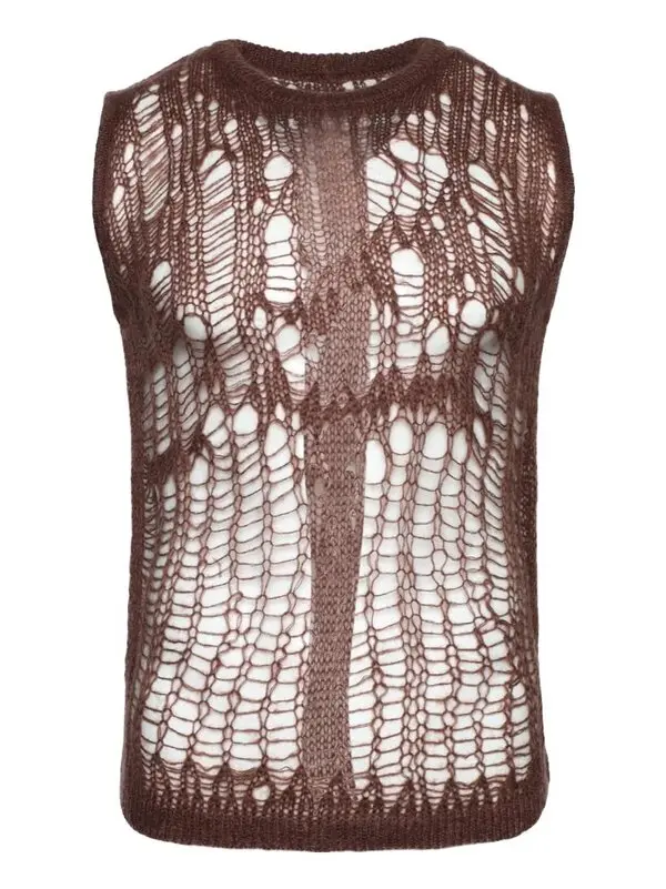 Rick Owens Spider Tank Top - Henna